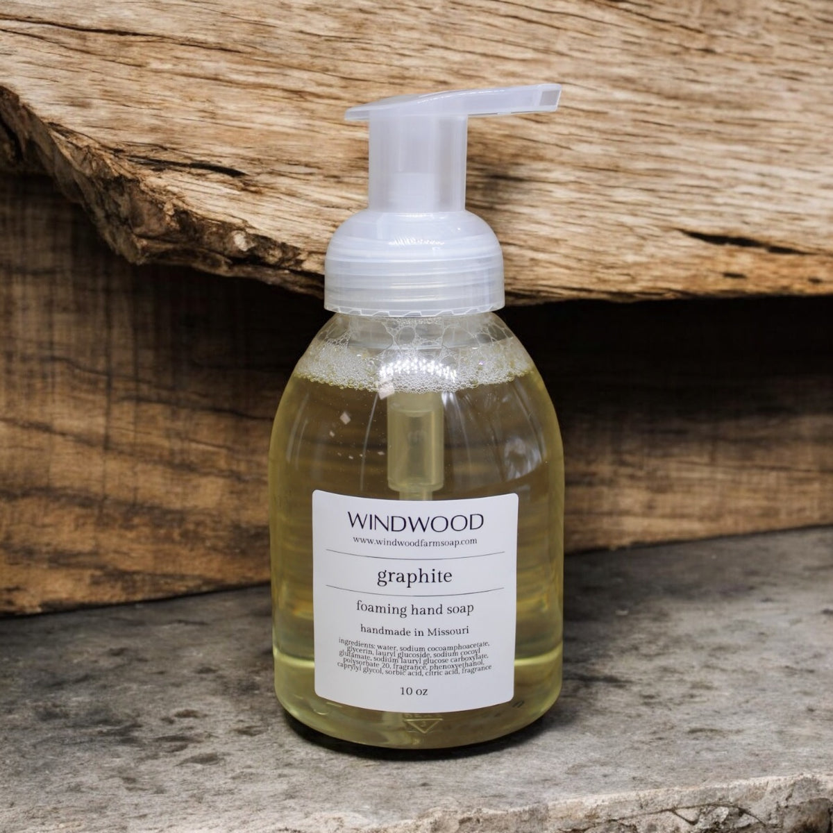 Graphite Foaming Hand Soap – Windwood Farm Soap