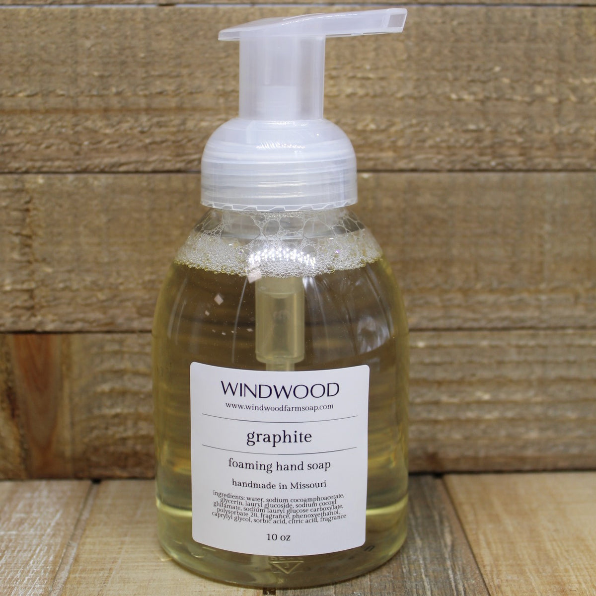 Graphite Foaming Hand Soap – Windwood Farm Soap